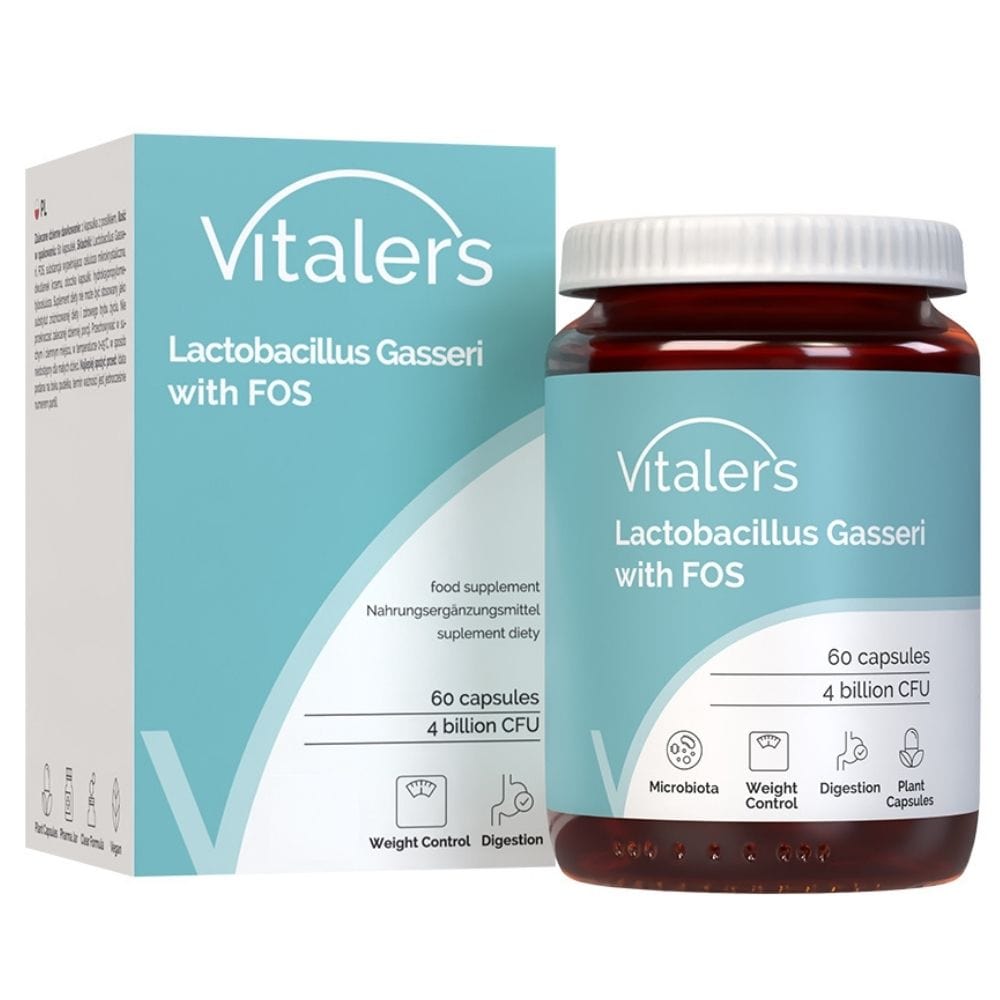 Vitaler's Lactobacillus Gasseri ar FOS (Probiotika) - 60 kapsulas – Medpak